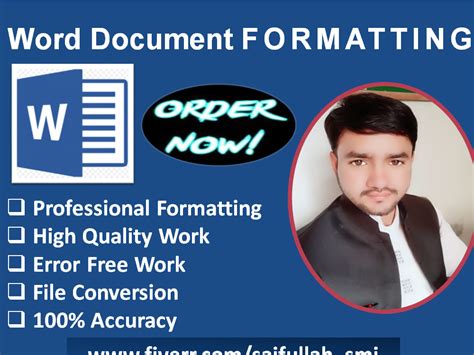 Microsoft Word Document Formatting And Document Design Upwork
