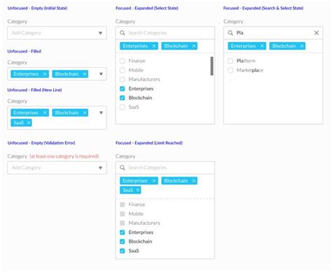 Multi Select Dropdown Tags Field With Search On Behance Web Design