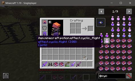 Cyclic Flight Potion Issue Lothrazar Cyclic GitHub