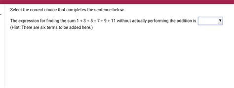 Solved Select The Correct Choice That Completes The Sentence Chegg Com