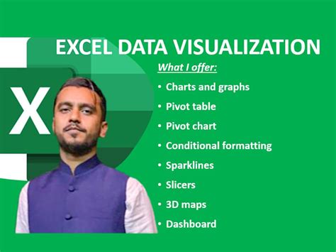 create professional excel data visualizations and interactive