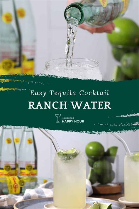 Ranch Water Tequila Cocktail Homemade Happy Hour