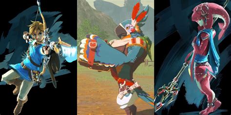 The Legend Of Zelda Breath Of The Wild Ranking The Best Characters