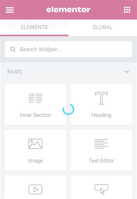 how to fix widget panel not loading in elementor seahawk