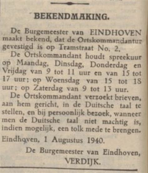 Duitsers In Gebouwen Eindhoven