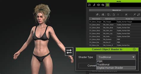 Realistic Digital Human Shader Character Creator