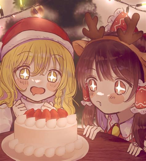 Safebooru 2girls Antlers Ascot Blonde Hair Blush Bow Braid Brown