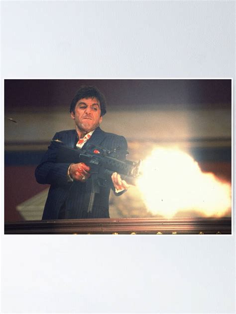 Download Tony Montana Scarface Shooting Scene Wallpaper
