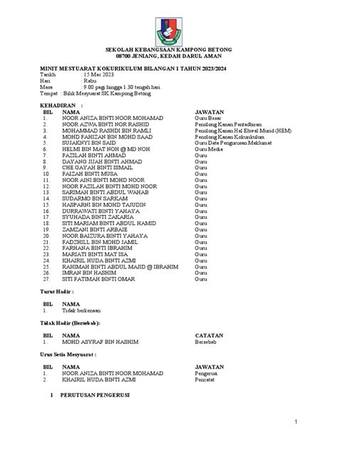 Minit 1 Pdf