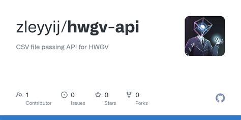 Github Zleyyijhwgv Api Csv File Passing Api For Hwgv