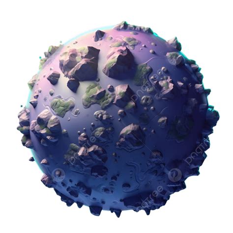 Three Dimensional 3d Cartoon Outer Space Planet Model Decorative Pattern Cutout The Planet