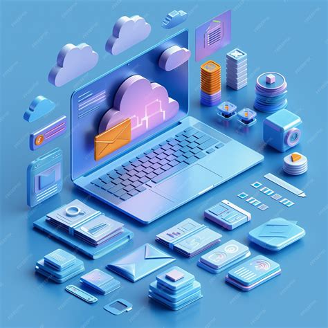 Premium Photo Cloud Computing Data Network Concept