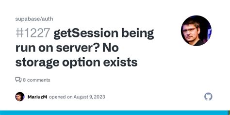 getsession being run on server no storage option exists · issue 1227