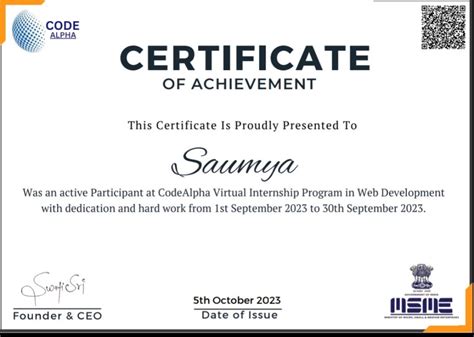 Codealpha Webdevelopmant Codealpha Saumya