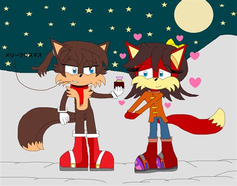 Tails X Fiona Christmas By Darkcatthekhajjit On Deviantart