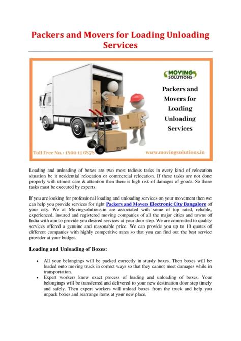 ppt loading and unloading powerpoint presentation free download id