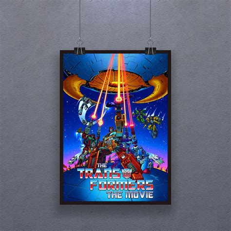 Transformers The Movie 1986 Poster Etsy