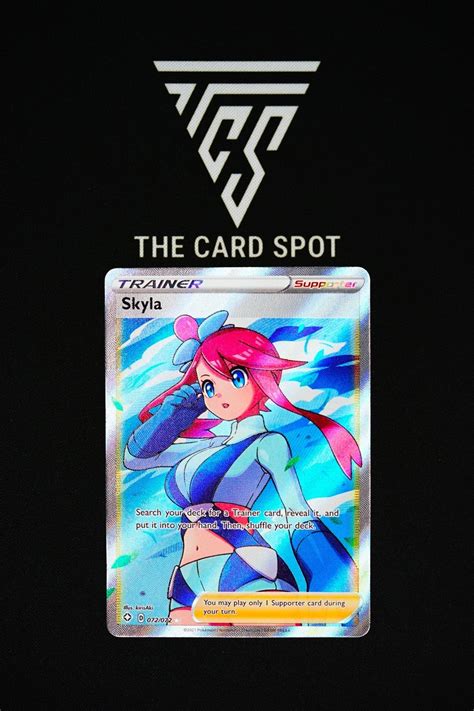 072072 Skyla Pokemon Card The Card Spot Pty Ltd