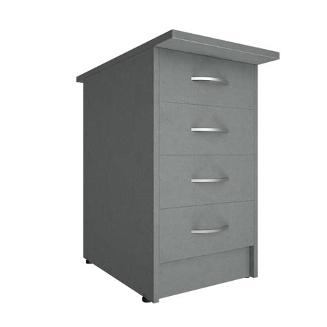 А ТП 4 2f S Приставная тумба с замком Riva 430x430х600 купить в Перми Гранд Офис