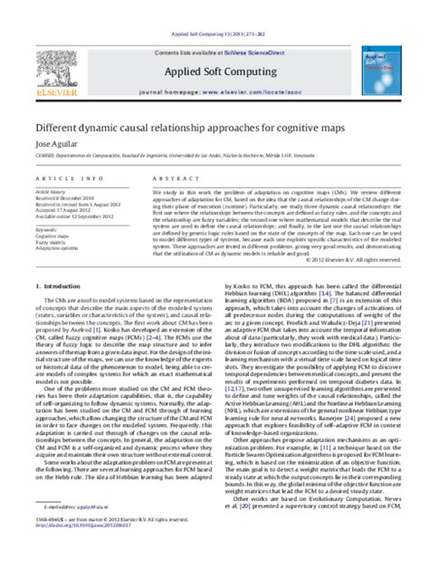 pdf different dynamic causal relationship approaches for cognitive maps