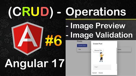 Angular Crud Operations 6 How To Show Image Preview In Angular And Image Validation In