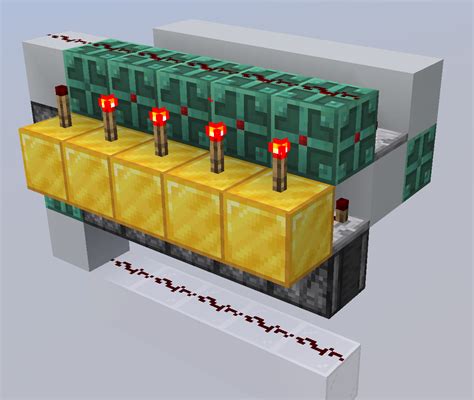 Button Selector Panel Using The New Copper Bulbs Rredstone