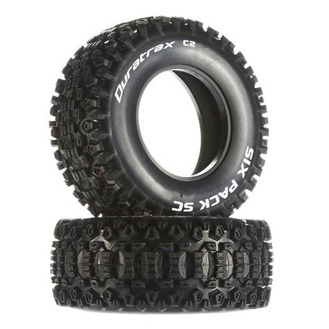 Duratrax Dtxc3788 Six Pack Sc Tire C2 2 Fits Arrma Senton Wheels