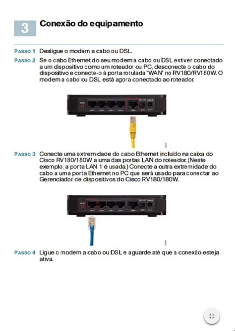 Cisco VPN RV e RV W Guia de Início Rápido Português BR Cisco Community