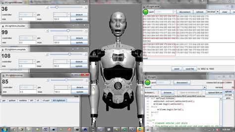 Viewing Your Virtual Inmoov In 3d Implemented In Inmoov Service