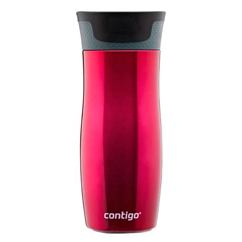 Contigo West Loop 2.0 termoskrus (470 ml) bringebær - 549 kr ｜Gratis Frakt