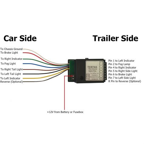 Quality Maypole Smart Universal 7 Way Bypass Relay Towing Towbar Wiring