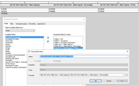 solved using schedule calculated total in a formula autodesk community