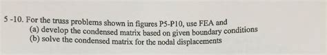 Help Me With This Finite Element Analysis Problems Chegg