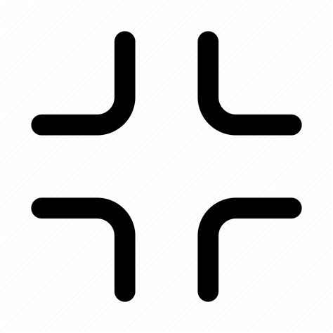 Exit Full Screen Shrink Resize Settings Icon Download On Iconfinder