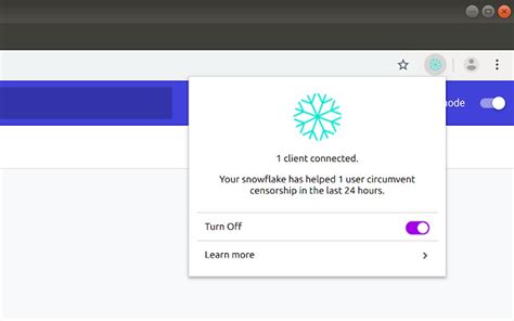 tor snowflake turns your browser into a proxy for users in censored