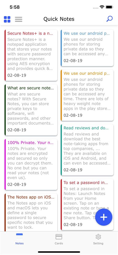 Securenotes Ios Source Code By Kinjal007 Codester