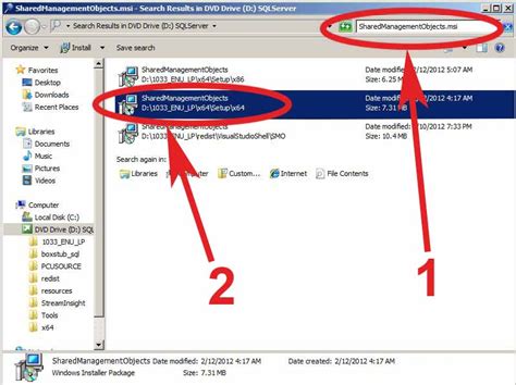How To Install Sql Server 2012 Shared Management Objects