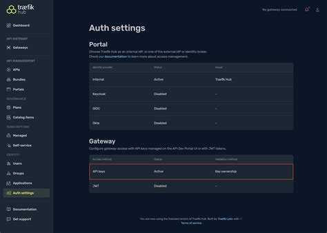 Api Key Authentication Traefik Hub Documentation