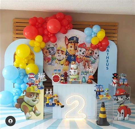 Temática De Paw Patrol Decoracion Fiesta Paw Patrol Fiesta Infantil