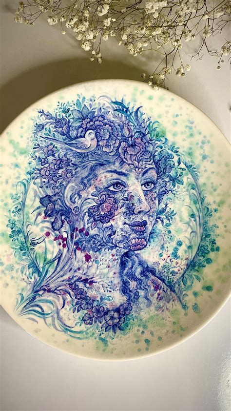 ‎سعیدعباسی نگارگر🔸طراح ‎ ‎این طرح دو پرنده خیالی رو بصورت اتفاقی و