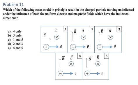 Solved Problem Which Of The Following Cases Could In Chegg