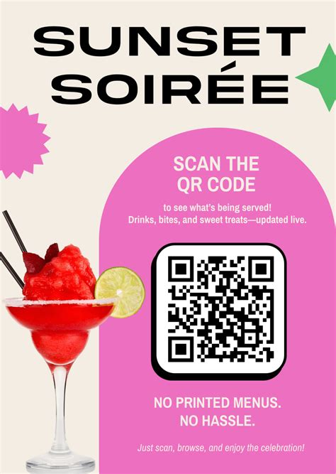 free restaurant qr code menu template to edit online