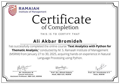 Textanalytics Python Nlp Datascience Msramaiahinstitute Ali Bromideh