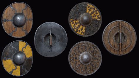 Buckler Shields 3d Model By Viverna