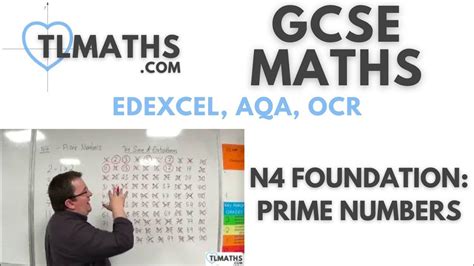 gcse maths n4 05 [prime numbers] youtube