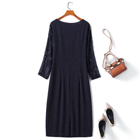 Aluma Plus Size Blue Lace Cocktail Dress Hello Curve