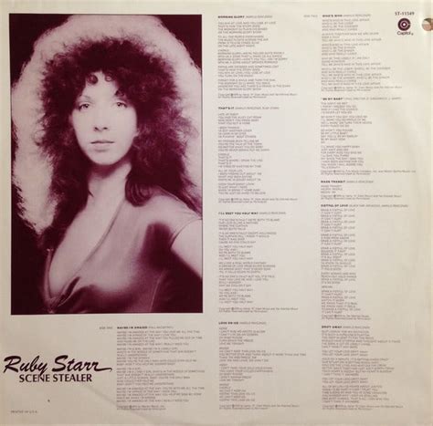Ruby Starr Scene Stealer Vinyl Pussycat Records