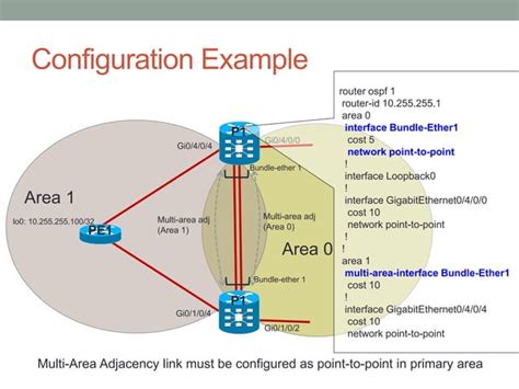 multi area ospf adjacency on ios xr ppt