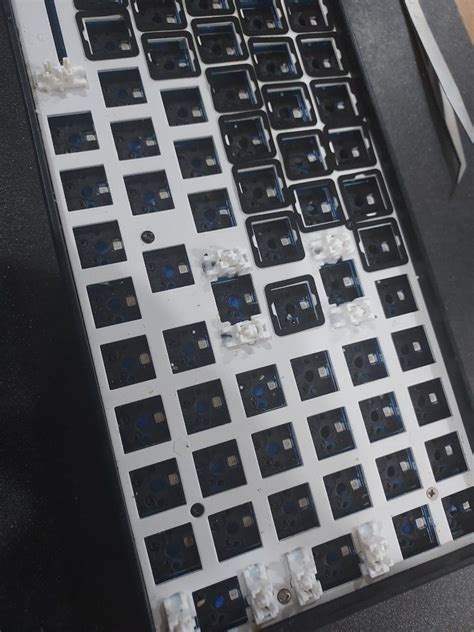 Fully Modded RK ROYAL KLUDGE RK100 Bluetooth Wired RGB Mechanical Keyboard 100 Keys