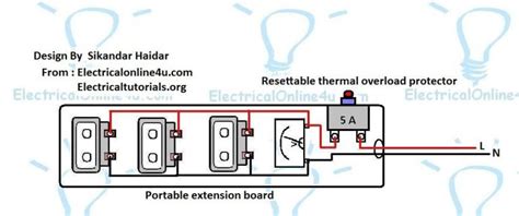 Extension Board Wiring Diagram Electrical Online U All About Electrical Electronics